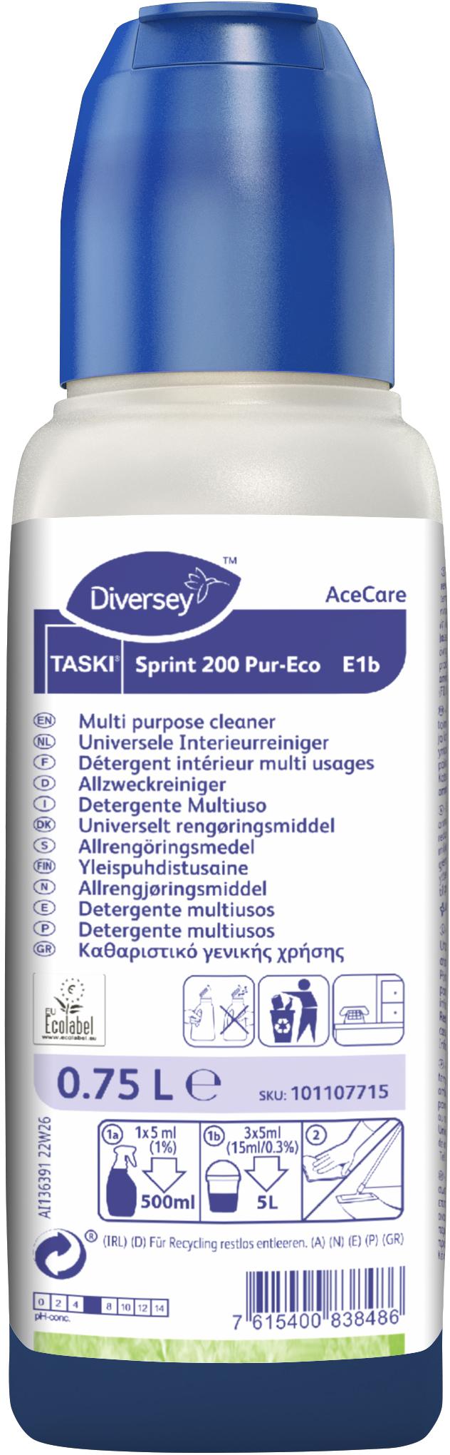 TASKI Sprint 200 Pur-Eco Ace Care - TASKI - Diversey | e-Batiment Entretien